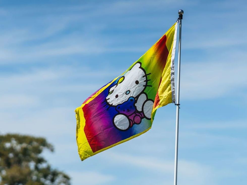 These funky flags fly high above the rest at ACL Fest - CultureMap Austin