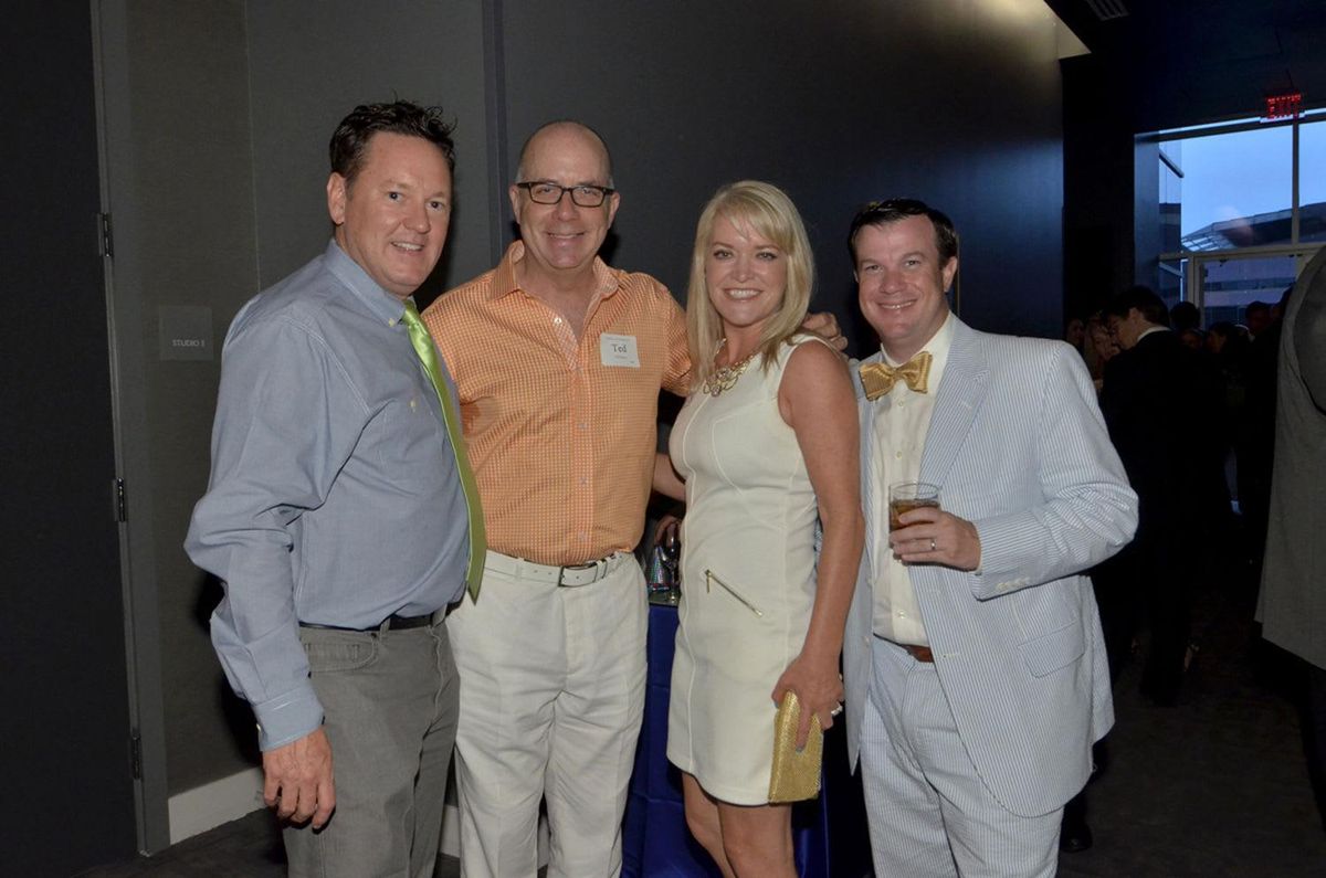 Kevin Tuerff, left, Ted Burton and Shannon and Mike Meroney ...