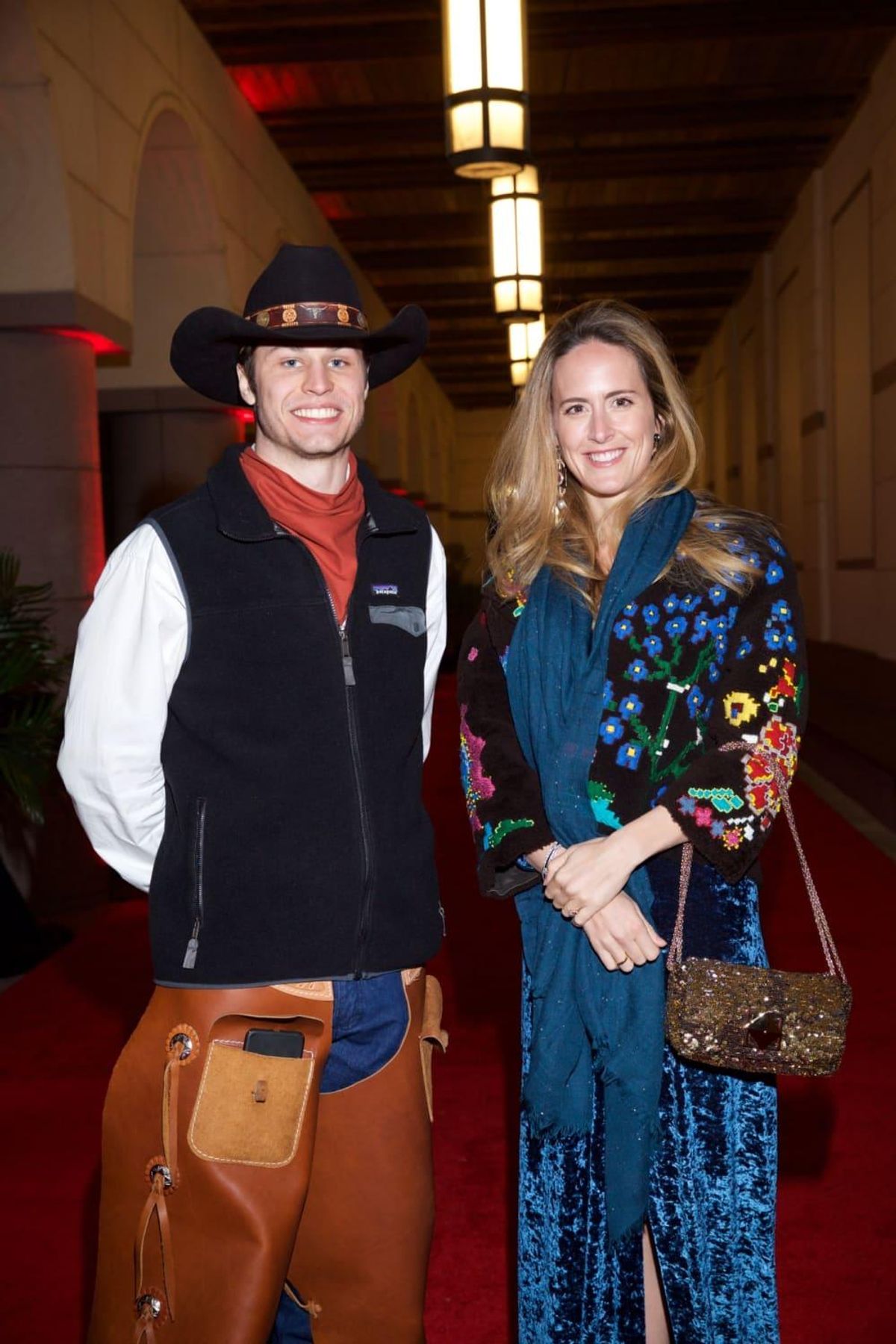 Texas Cowboy Landon Hackley and Olivia Walton. - CultureMap Austin