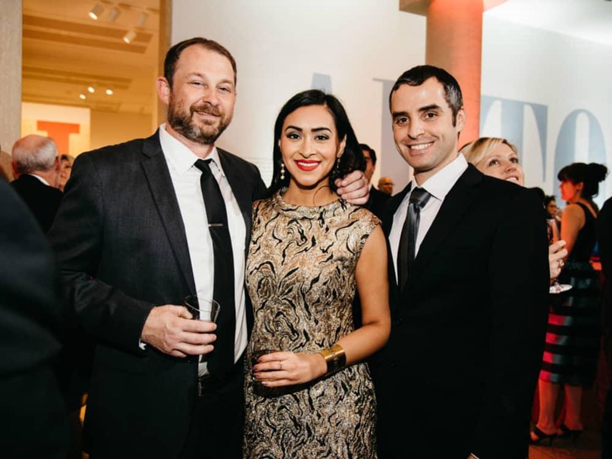 Alex Larsen, Zelina Celeste Serna, and Nijad Baltaji. - CultureMap Austin