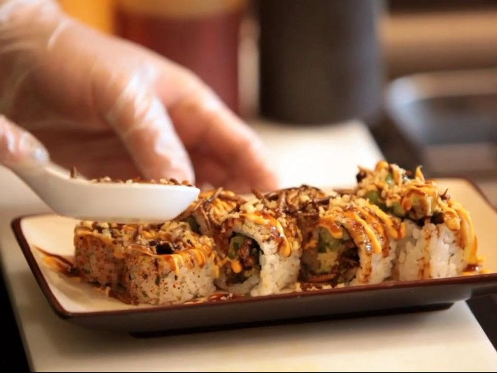 Local sushi chain creates creepy, crawly insect roll - CultureMap Austin