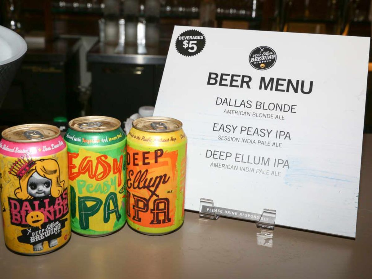 Deep Ellum Brewing Co. satisfied thirsty Austinites with cans of Dallas ...