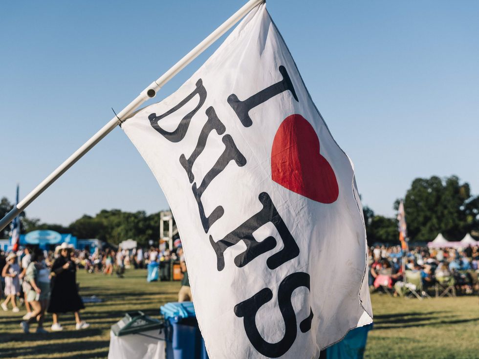 20 funny and clever fan flags flying at ACL Fest 2024 - CultureMap Austin
