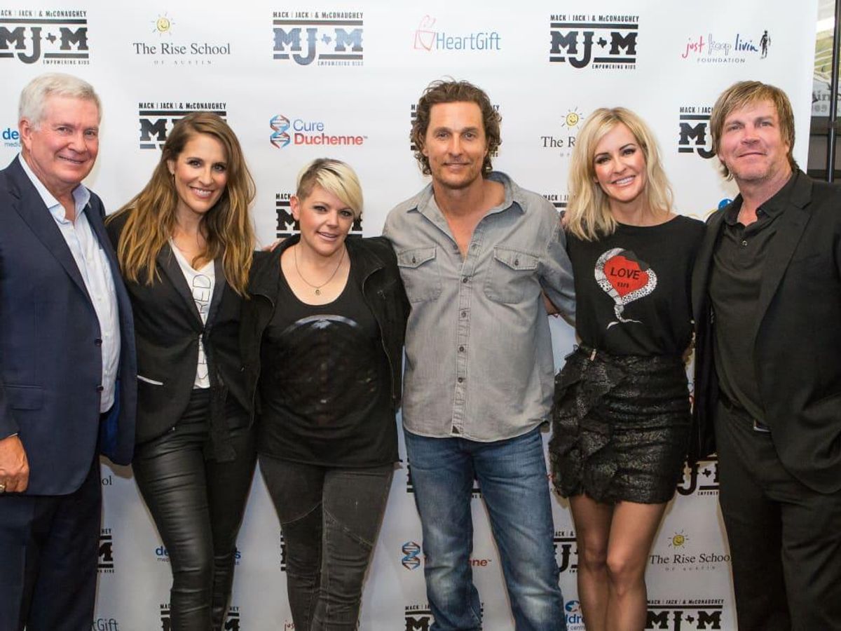 MJ&M pose with their headliners, the Dixie Chicks. - CultureMap Austin