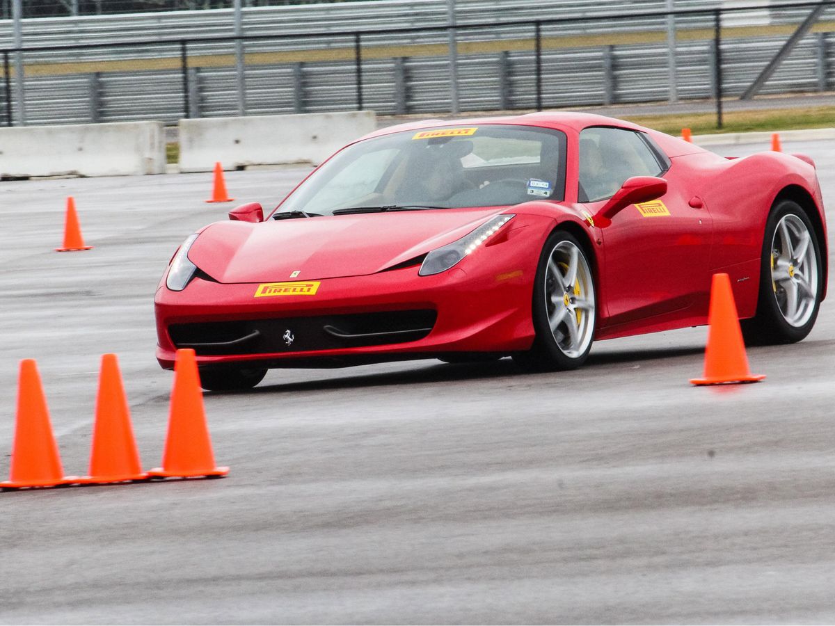 Take a Ferarri for a spin and test your own racing skills on an ...