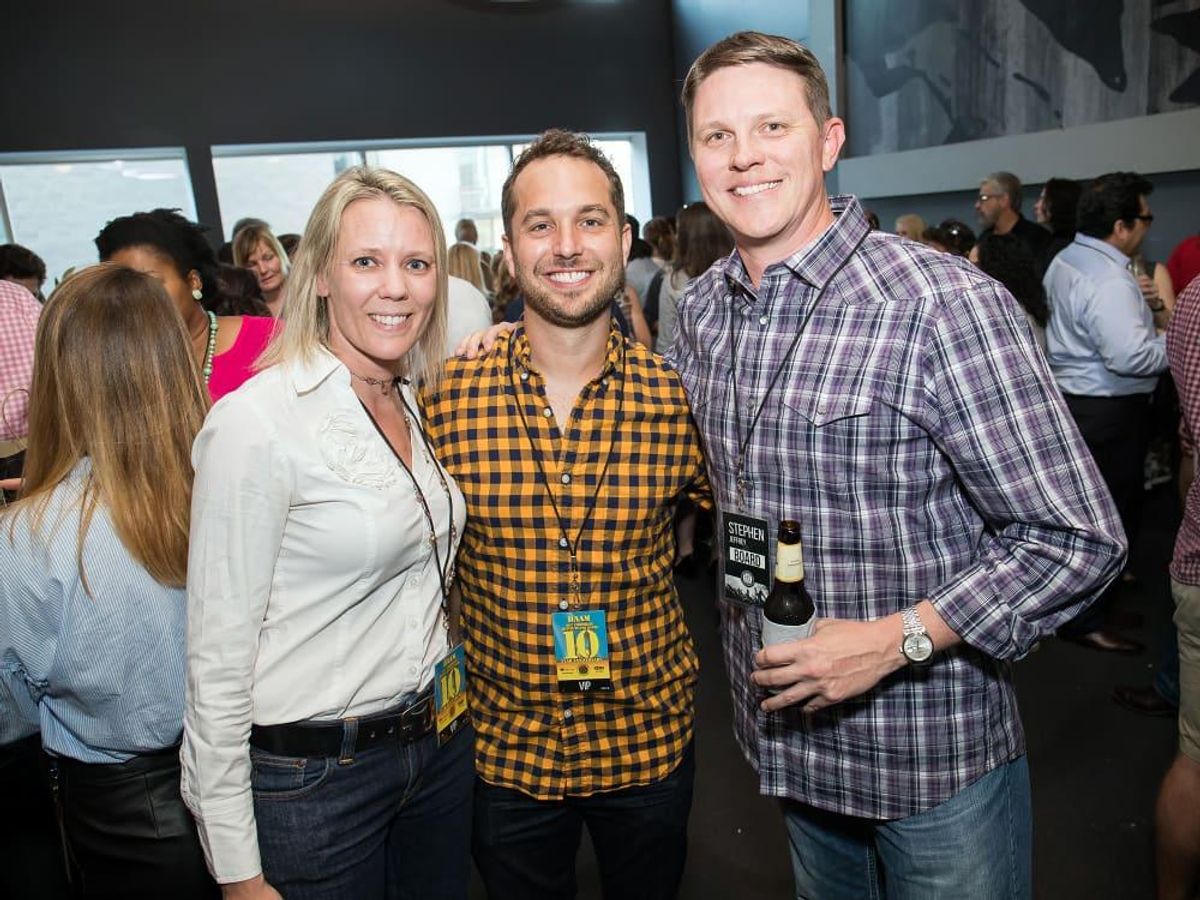 Anna Tallent, Alex Rohach, and Stephen Jeffrey. - CultureMap Austin