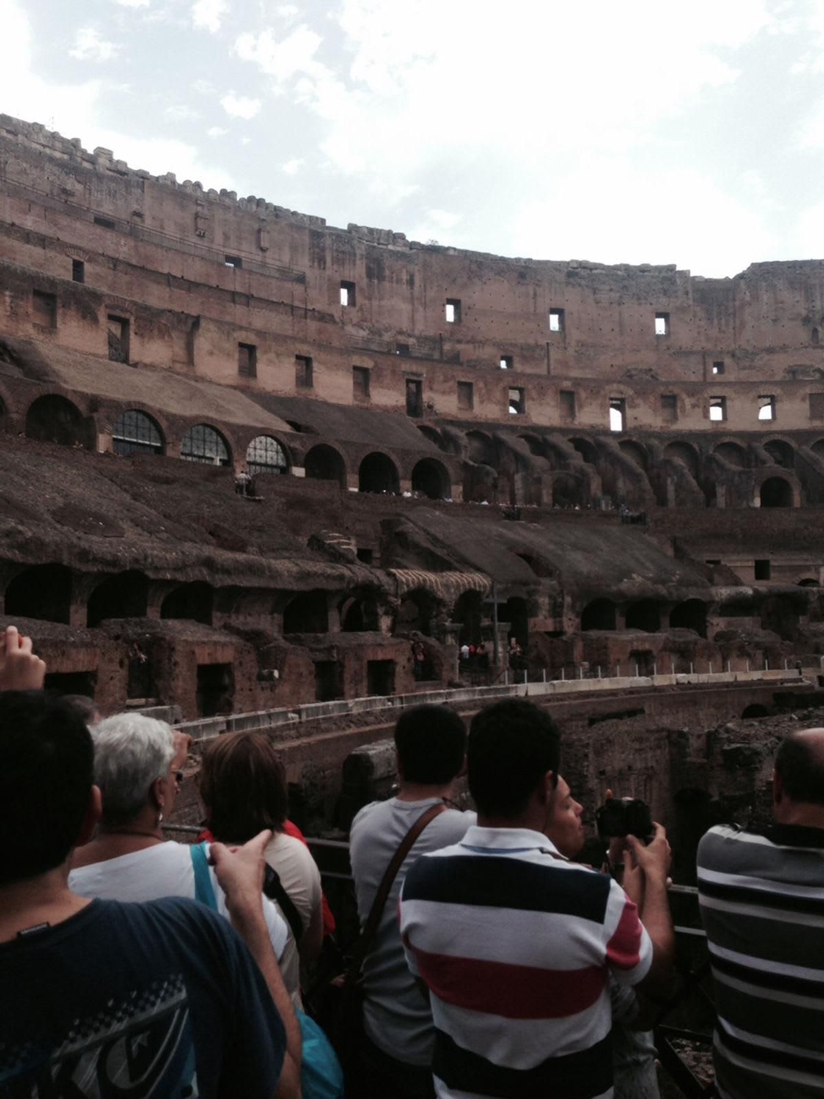 Inside the Colosseum. - CultureMap Austin