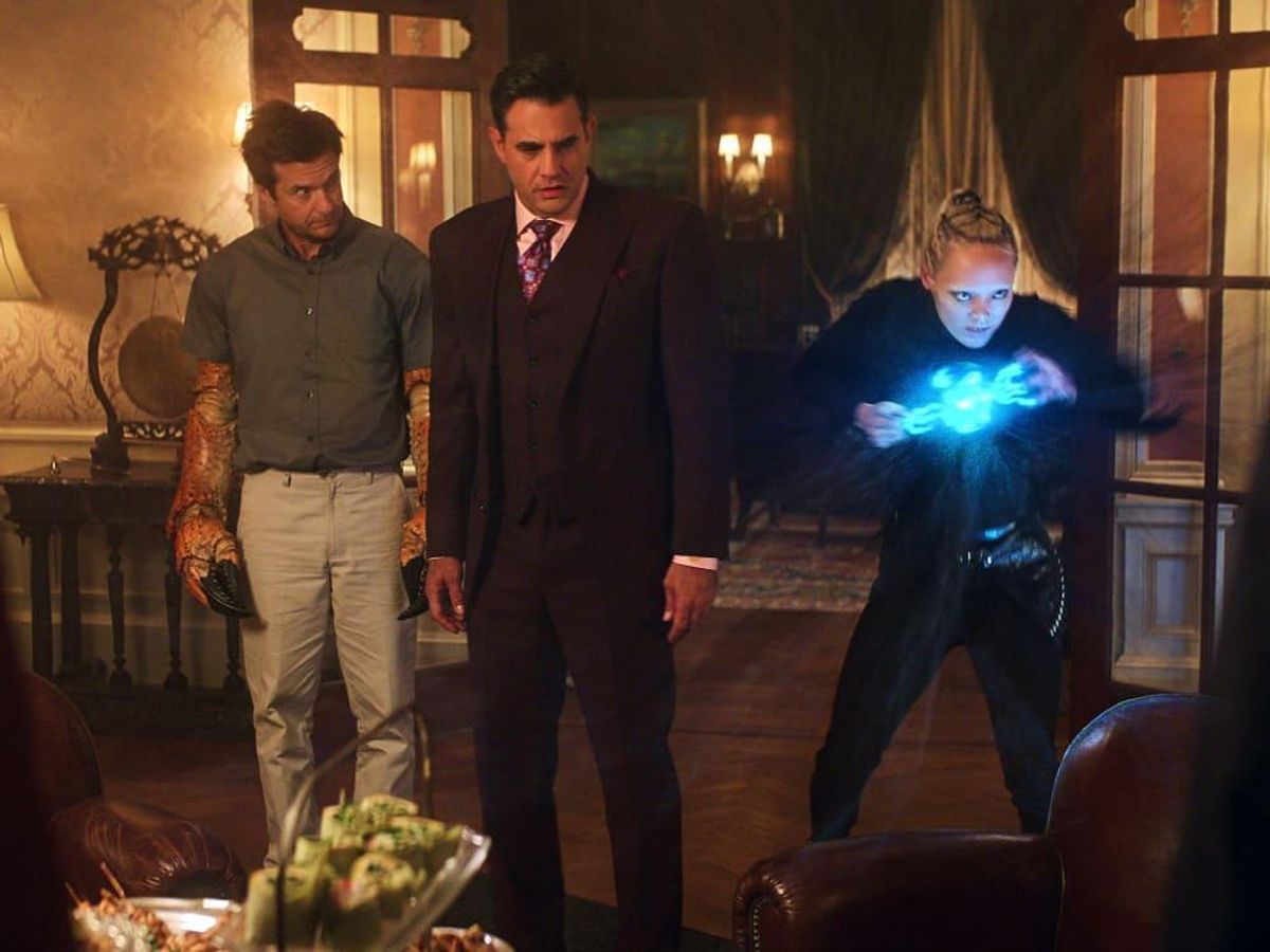 Jason Bateman, Bobby Cannavale, and Pom Klementieff in Thunder Force ...