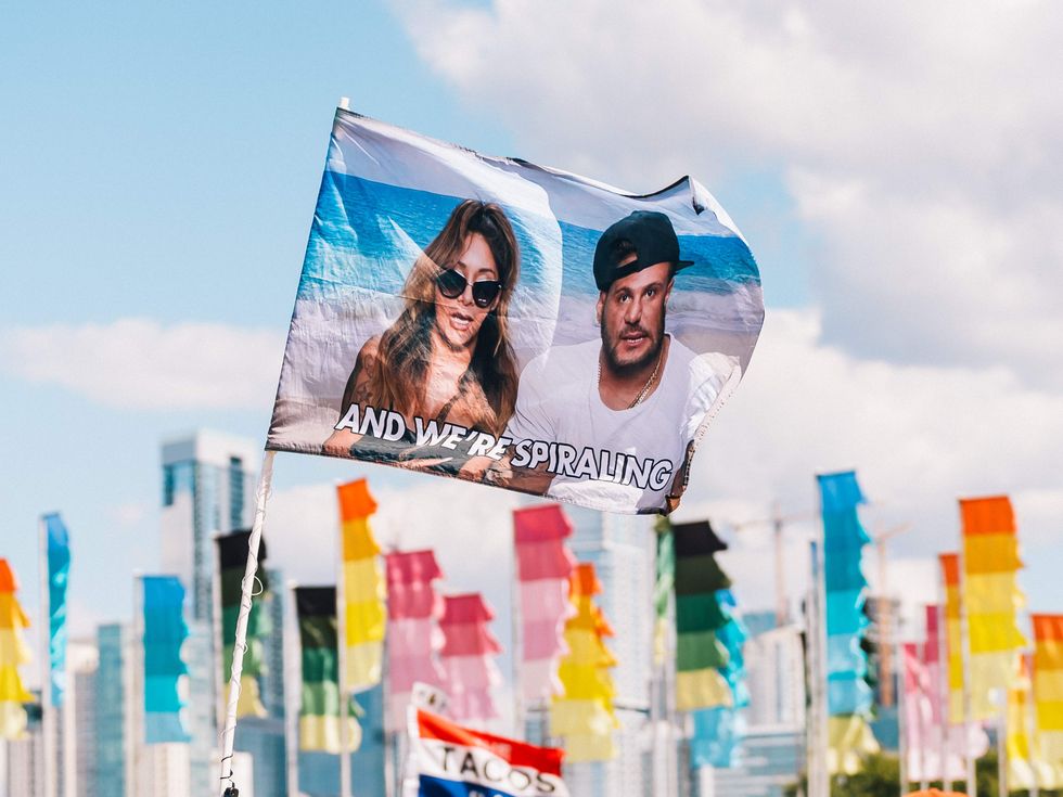 20 funny and clever fan flags flying at ACL Fest 2024 - CultureMap Austin