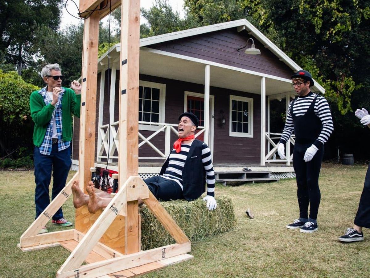 Johnny Knoxville, Steve-O, and Sean "Poopies" McInerney in Jackass ...