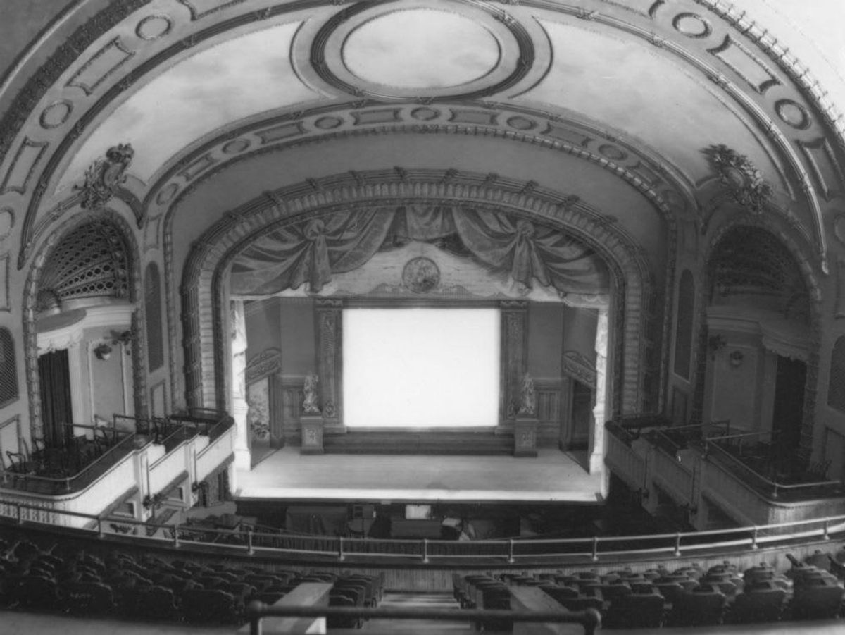 A view of the stage during the 1930's. - CultureMap Austin