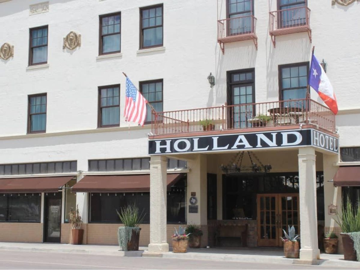 The historic Holland Hotel in Alpine is one of many in the region ...
