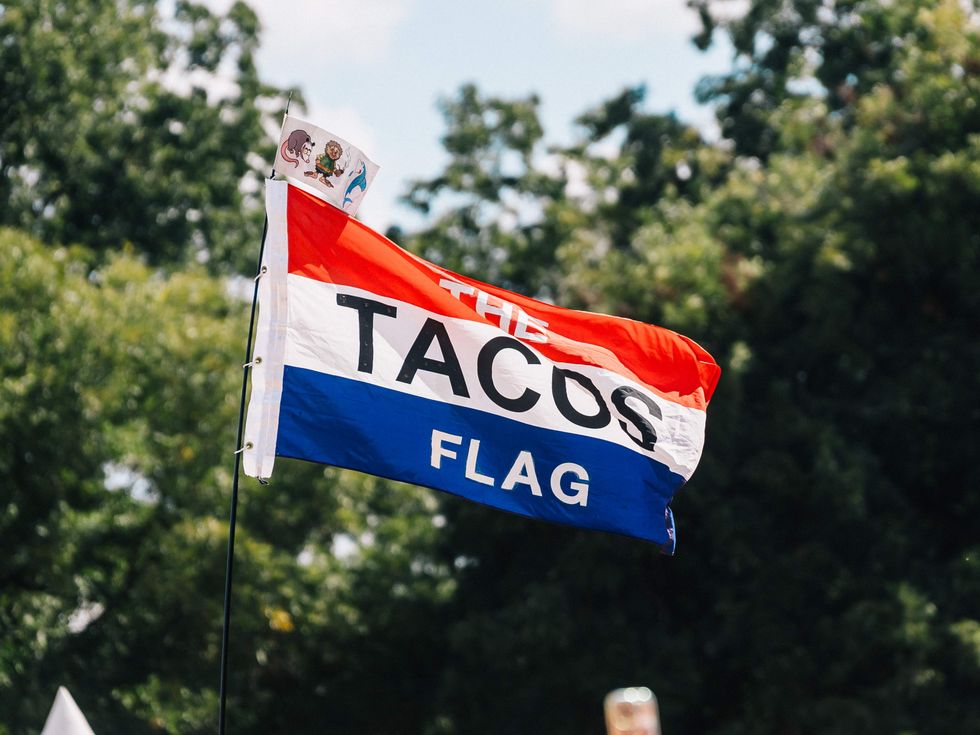 20 funny and clever fan flags flying at ACL Fest 2024 - CultureMap Austin