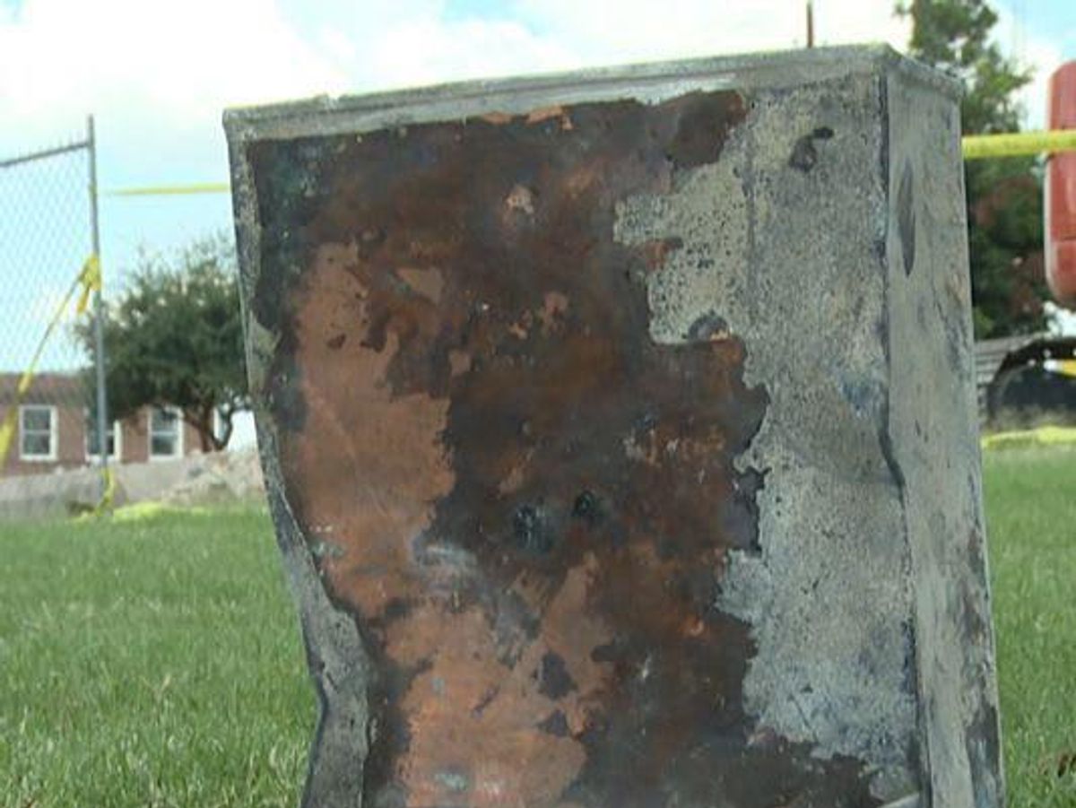 City officials are still unsure of how to open the copper time capsule ...