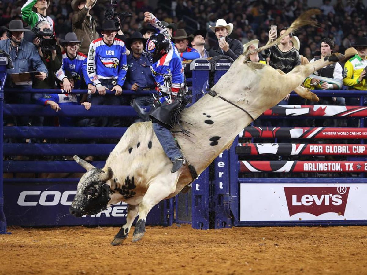 See 45 of the best bull riders from across the world compete at the PBR ...